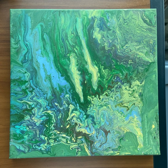 Wall Decor | Original Handmade Acrylic Drip Painting Made By Me | Poshmark